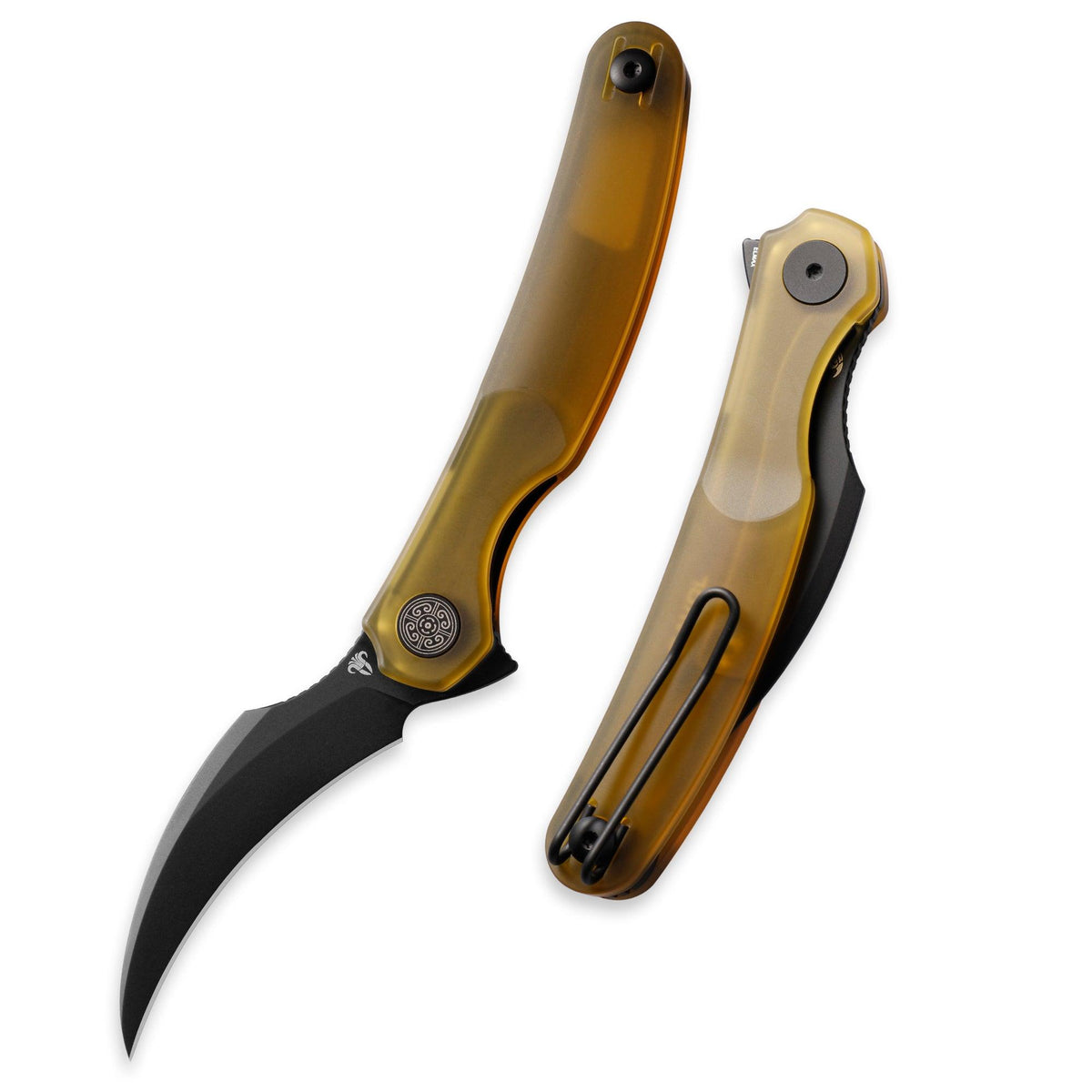 CAVOLKNIFE Mantis-C09 Ultem Handle ELMAX Flipper Pikal Knife – cavolknives