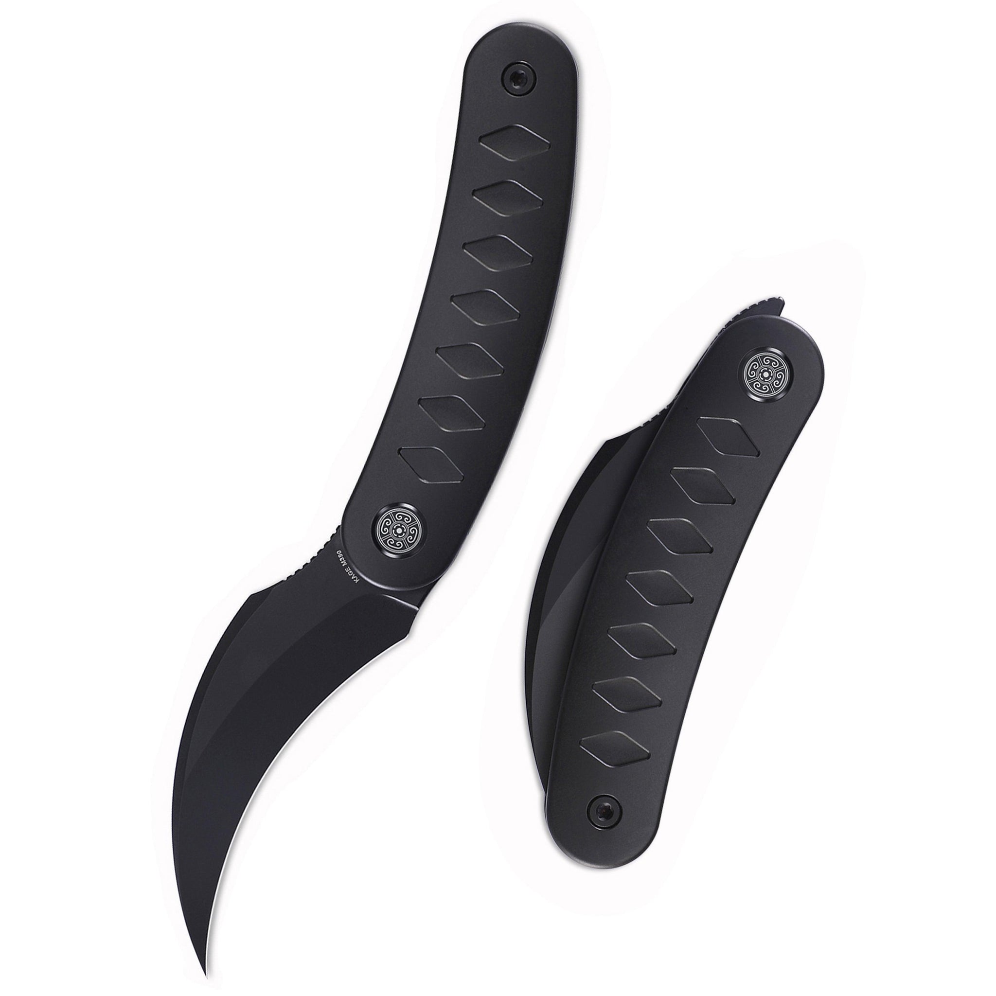Front Flipper Pikal Knife Ti Beak - Kage&cavolknives